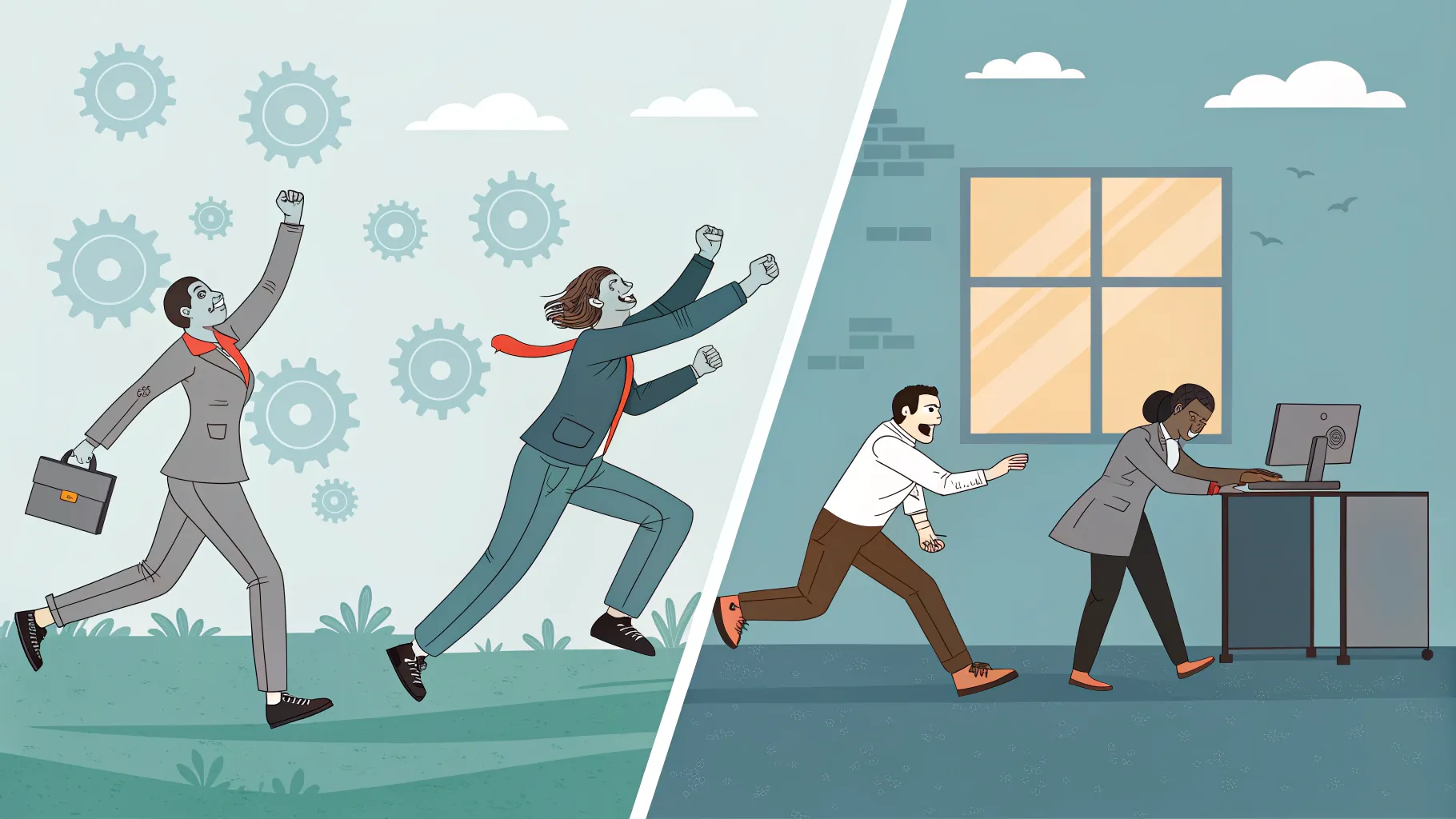 Work Zombies vs Entrepreneurs: The Engagement Crisis - Self Employed
